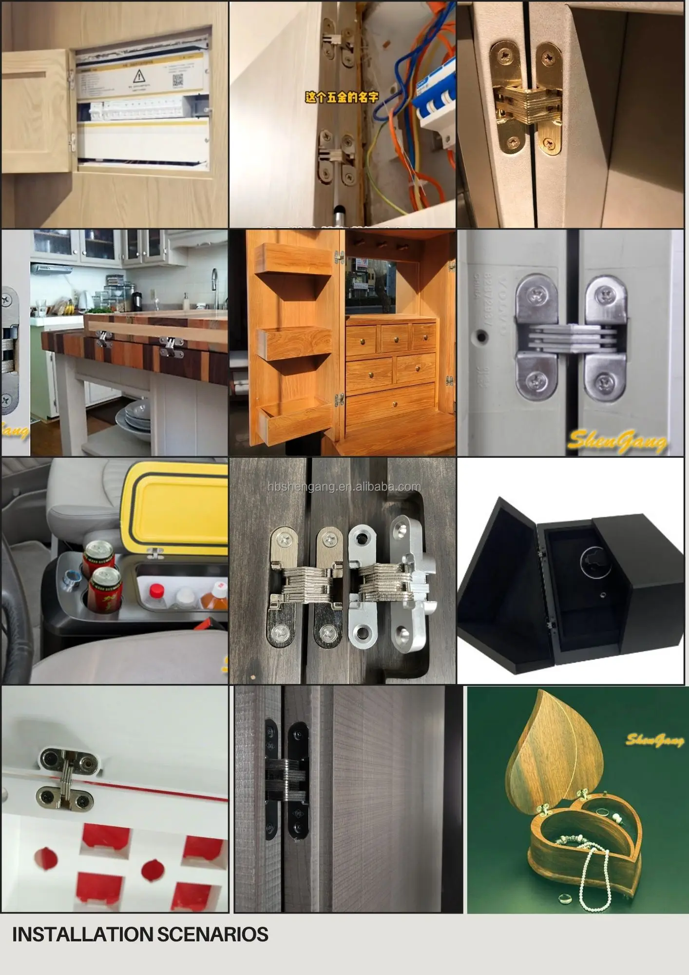 Invisible SOSS Hinge concealed door hardware hinge for front doors and ...