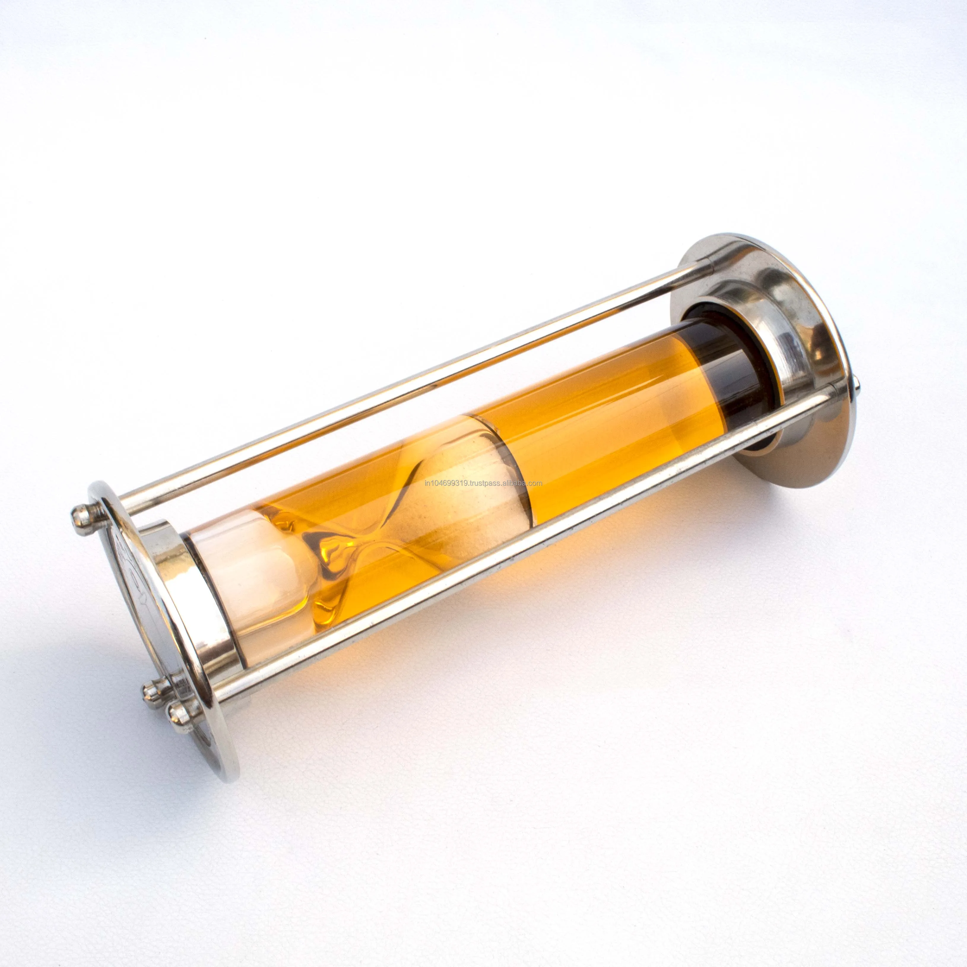 Brass Metal Sand Timer Collectible Antique Style Nautical Sand Timer ...