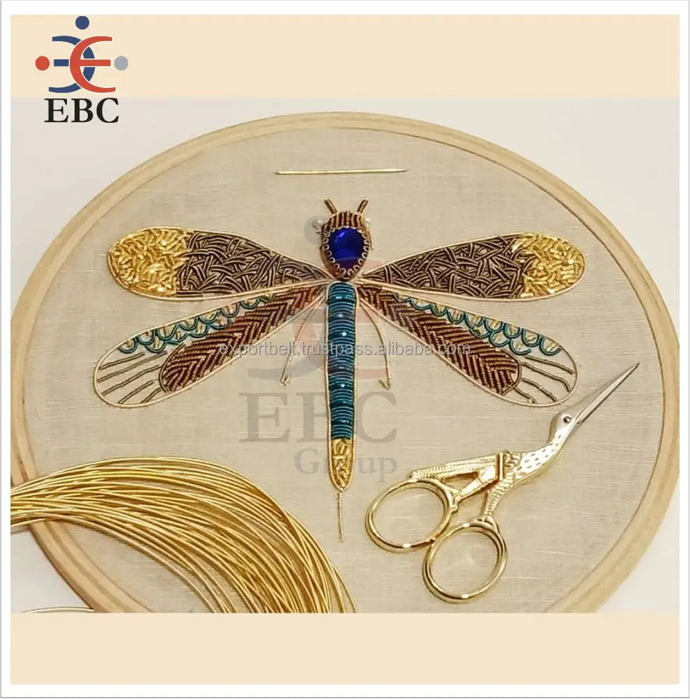 In Stock Metallic French Bullion Wire for Gold Work & Embroidery