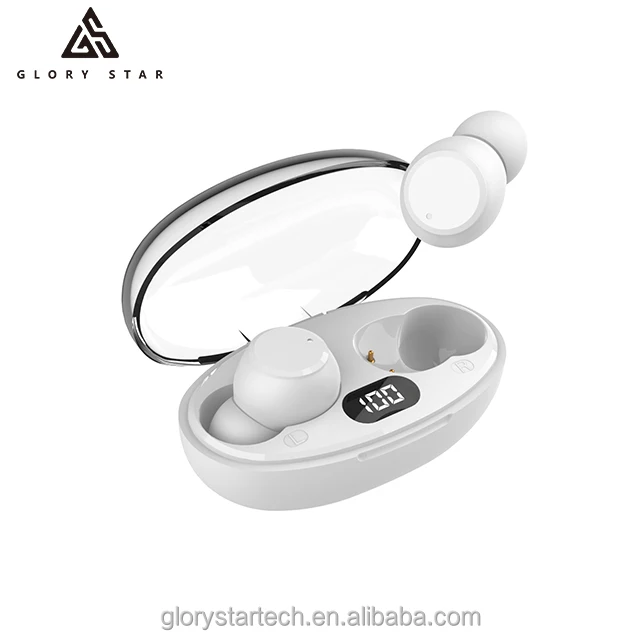 The Newest Tws With Transparent Lid Battery Display Stereo Earbuds With ...
