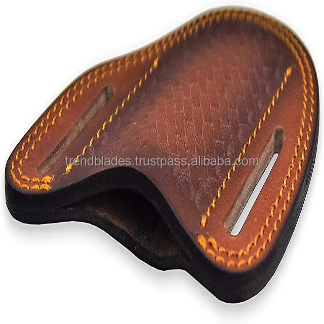 Premium Leather Knife Sheath Folding Knife Edc Belt Loop Holder ...