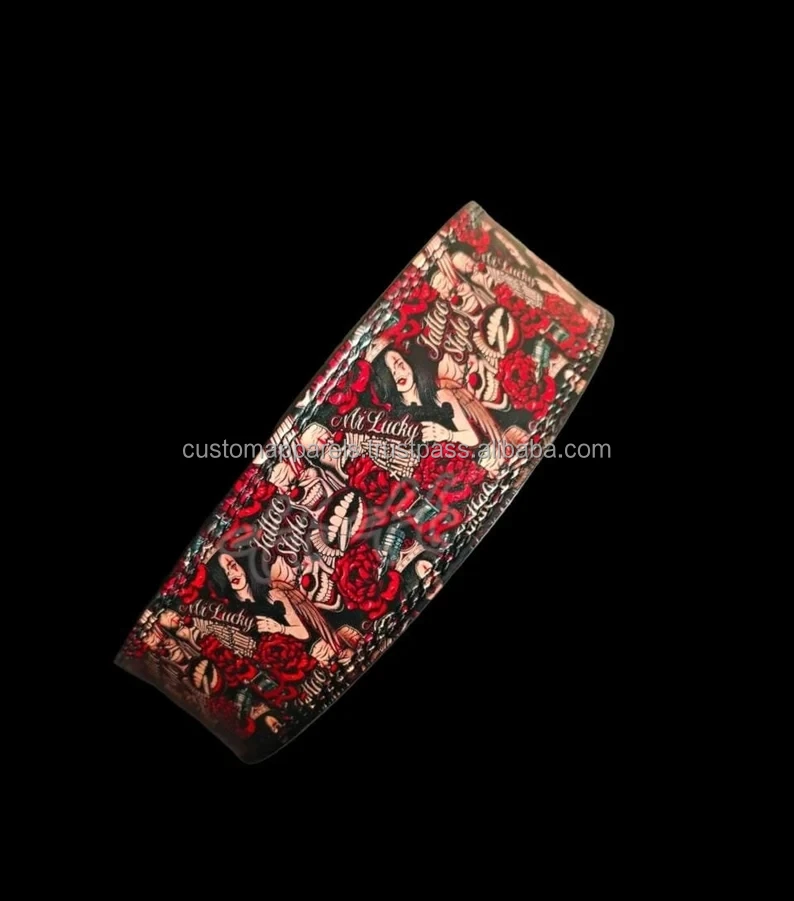 Anime Pattern Weightlifting Leather Lever Belt 10cm Wide Heavy Duty ...