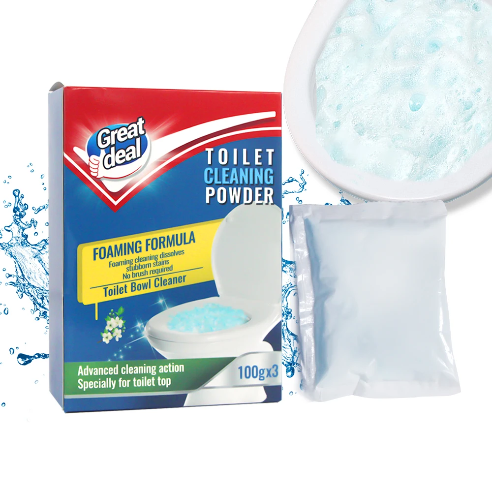 Automatic high foam toilet cleaning powder toilet clean powder ...