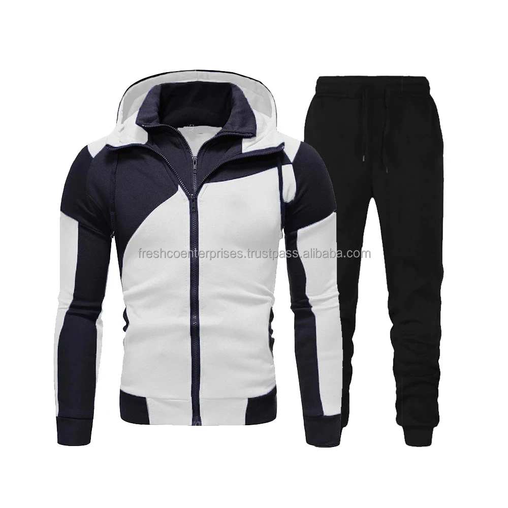 Customized Tracksuit Long Sleeve Hoodie Zipper Jogging Trouser Fitness ...
