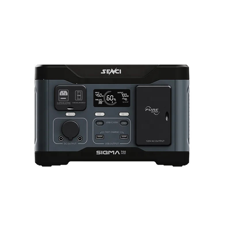 SENCI LiFePO4 1500W Solar Generator Built-In LiFePO4 Battery Power ...