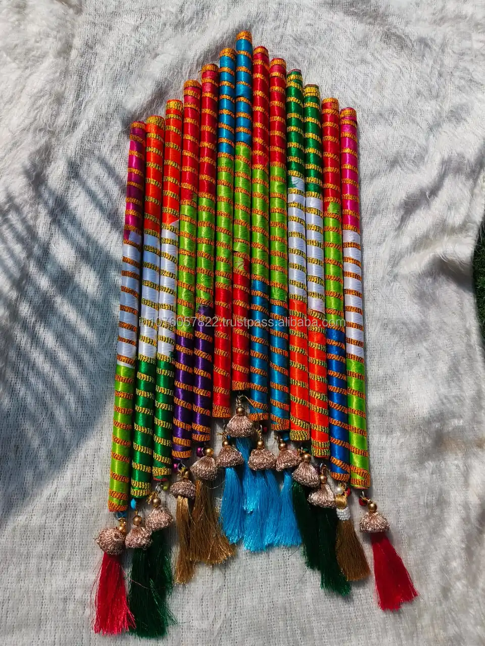 Gujrati Weeding Sangeet Dandiya Dance Garba Wooden Sticks Decoration ...