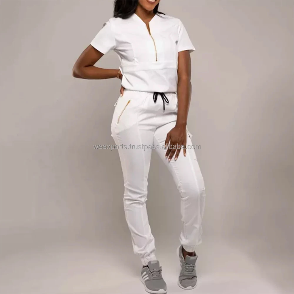 Scrubs Uniforms Sets Nurse Women Scrubs Sets Spandex Medical Scrub Sets ...