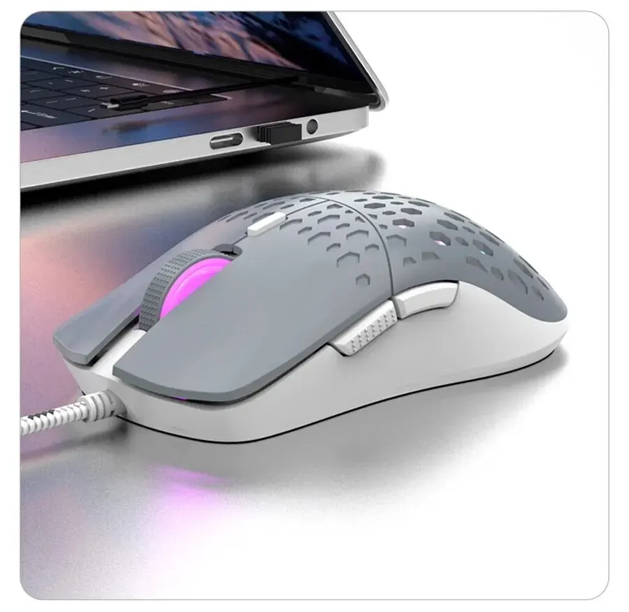 Raiku G701 Wired 6 Keys Mouse Colorful Lighting Gaming And Office For ...