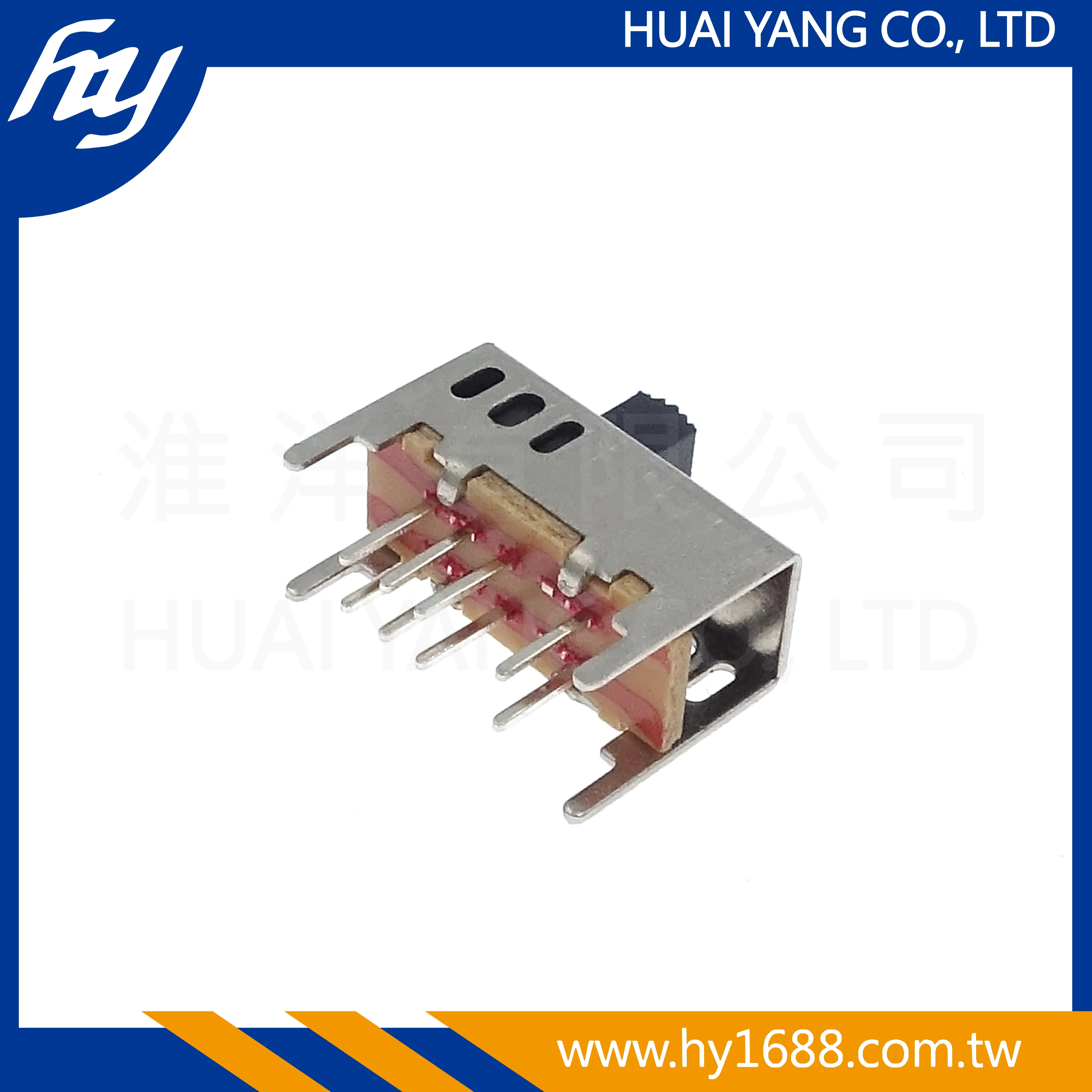 Non-shorting Slide Switch 180 DIP - HSSLE-SS-23D03-G4-NS