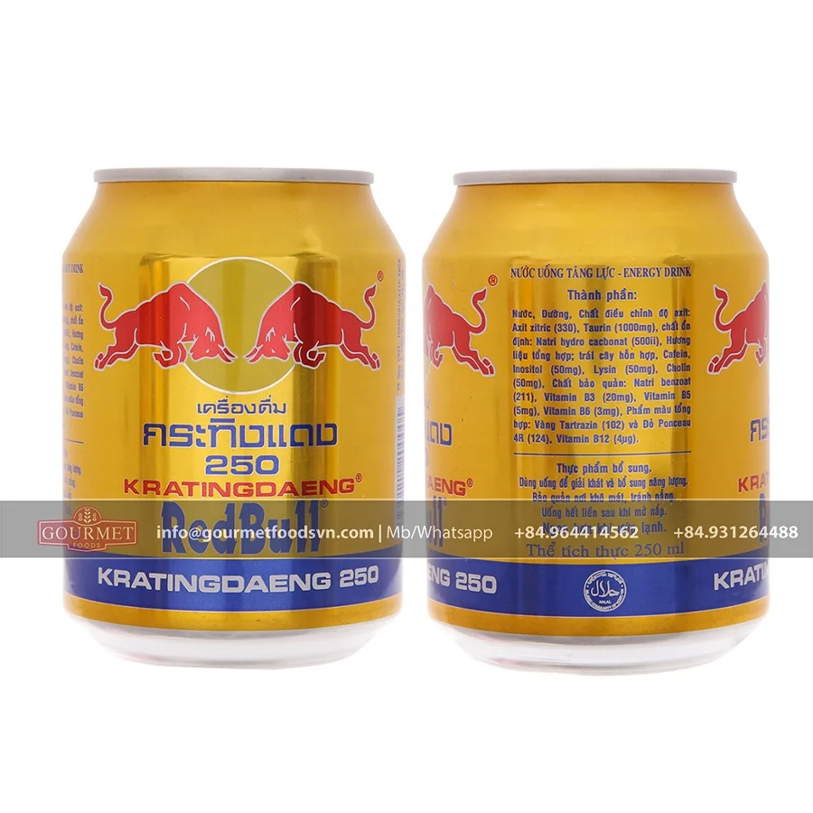 Wholesale ReedBull Energy Drink Thailand Origin 250ml With L- Carnitine, Taurine, Vitamin B ...