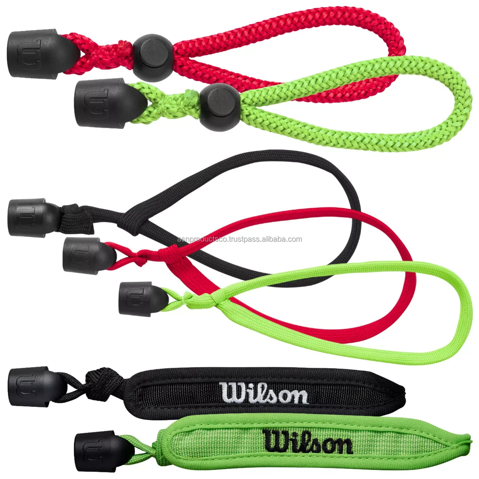 Customised Design Wilson Padel Tennis Racket Wrist Cord Strap Removable ...