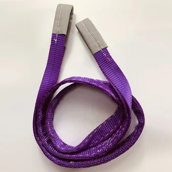 1tonne Purple Flat Sling High Intensity Polyester Hoisting Belt For ...
