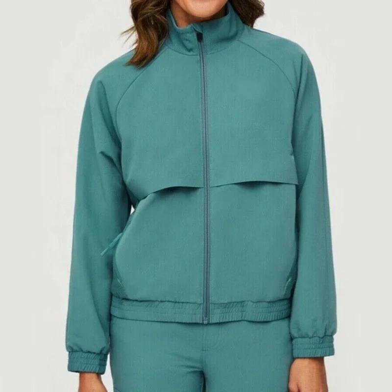 Wholesale Custom Scrub Jacket Nurses Uniform Comfortable Stretch ...