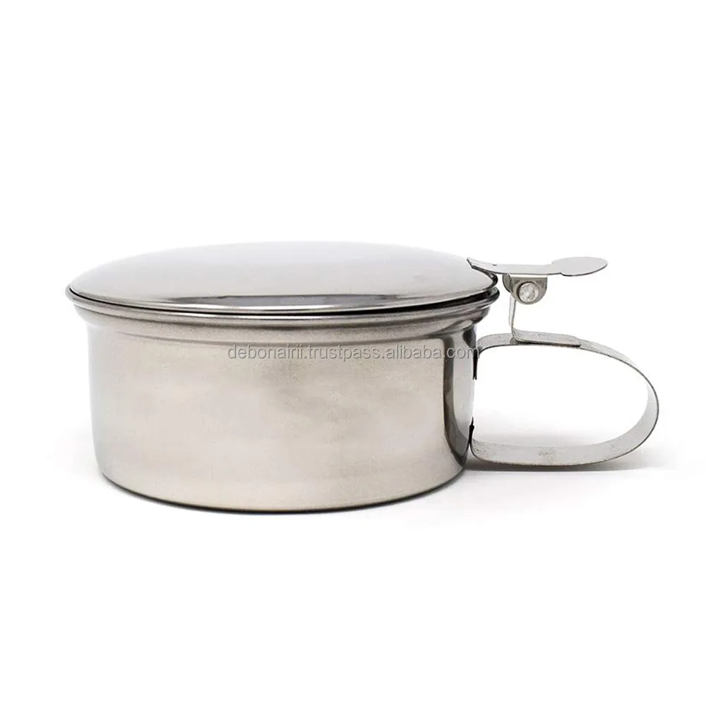 Sputum Mug with Cover - Durable Stainless Steel Instruments
