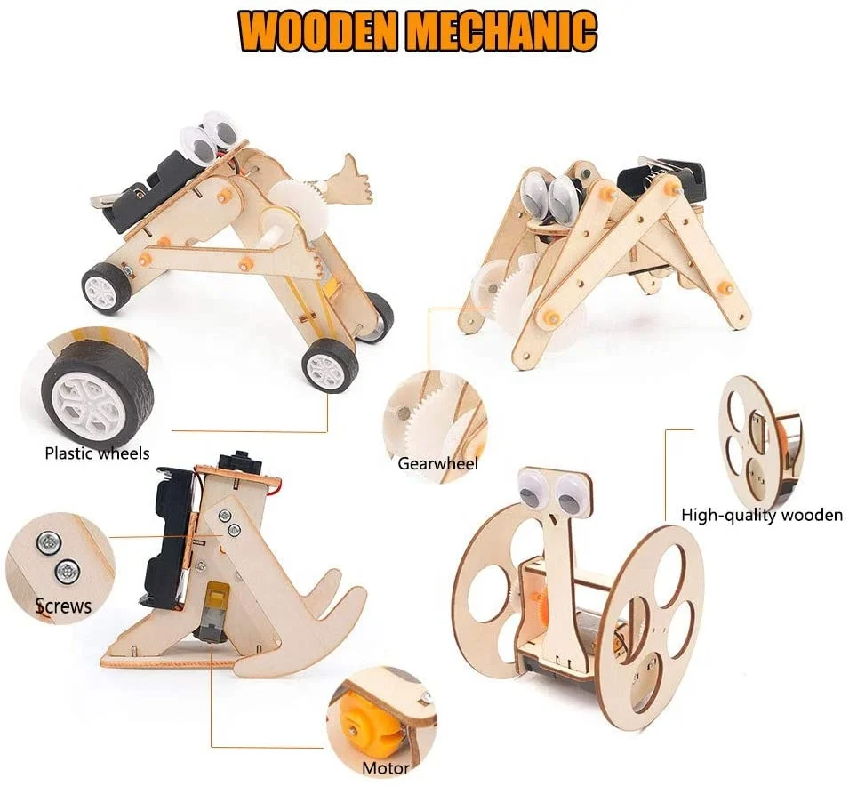 Stem Two Wheel Balance Car Robot Diy Science Kits Kids Students Fun ...