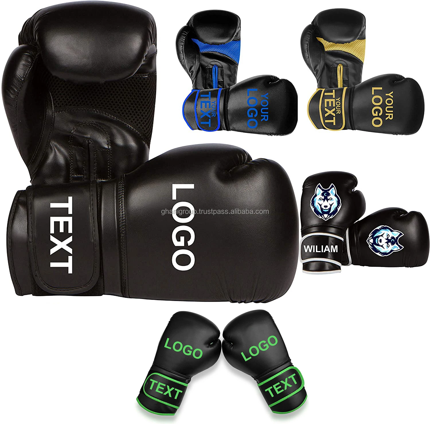 Gaf Professional Adults Winning Boxing Gloves Kickboxing Work Gel ...