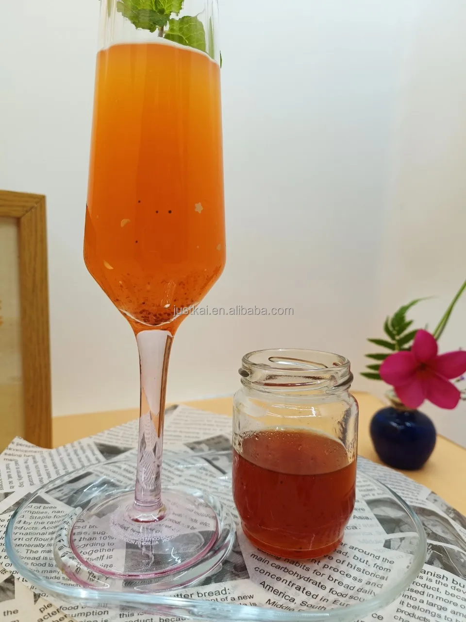 Made In Taiwan 2.5kg Strawberry Syrup - Buy Sterilized Juice ...