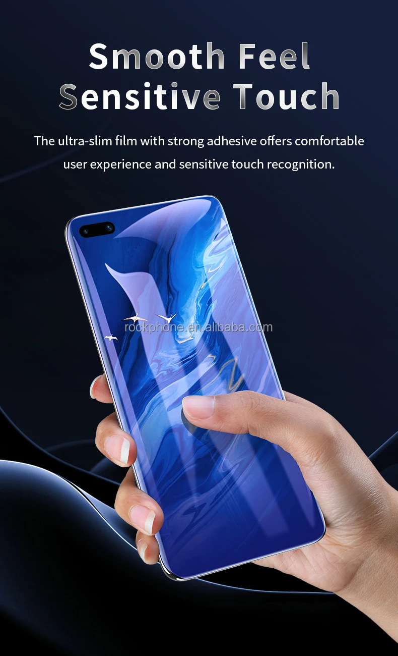 High Grade Premium Clear Anti Blue Light Screen Protector Film Soft Tpu ...
