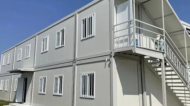 20ft Container Structures Folding Living Prefab Modular Homes Workmen ...