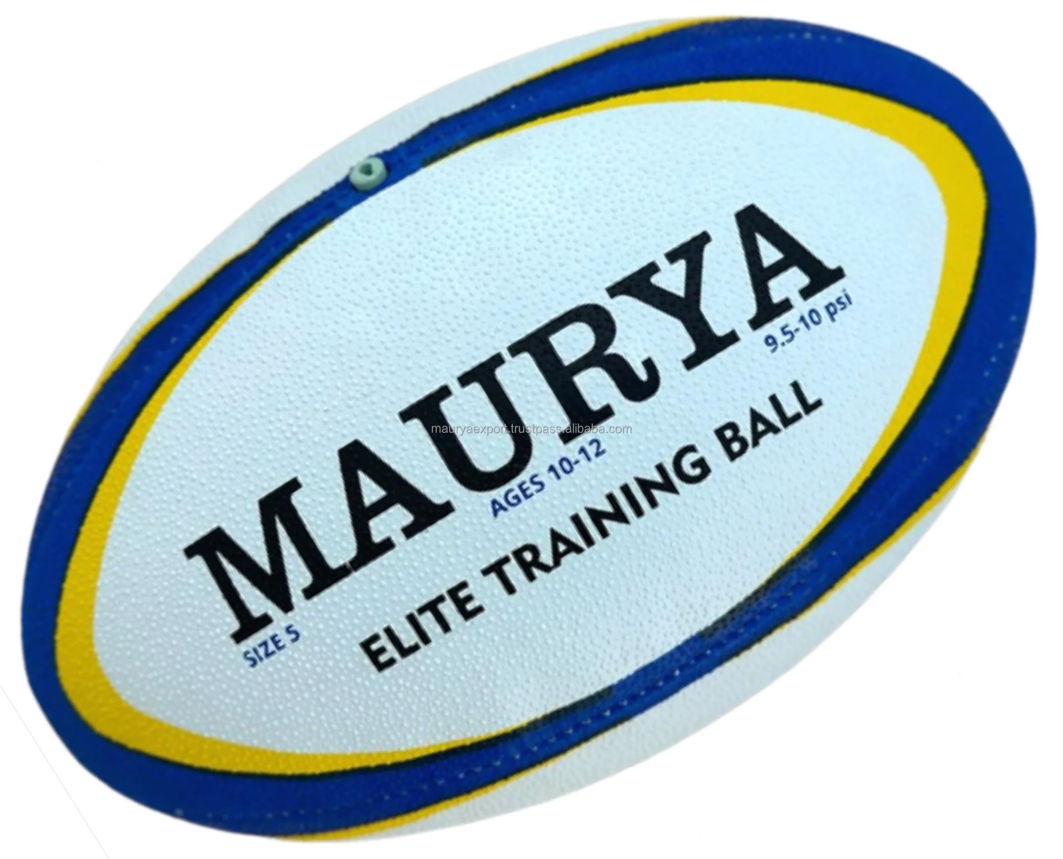 Custom Branded Rugby Ball Fully Hand Sewn with Long Lasting Grip and ...