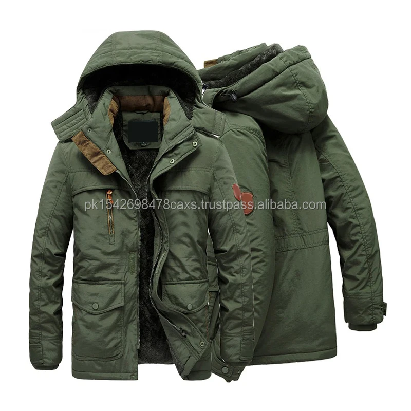 Wholesale Men's Padded Parka Jacket - Waterproof Winter