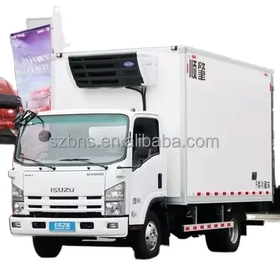 ISUZUi refrigerated cold room van truck food truck refrigeration 3 tons ...