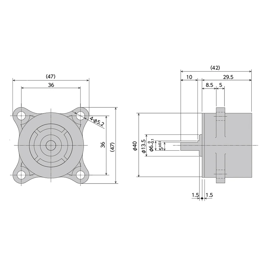 FUJI LATEX Rotary Damper Bidirectional/Unidirectional Fixed Type SUS ...