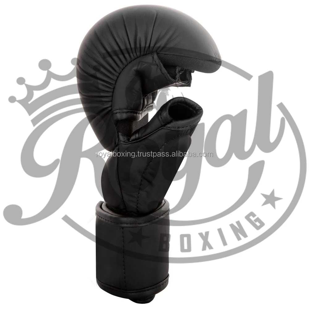 Custom MMA Hybrid Leather Fight Gloves Custom Design Manufacturer Good ...