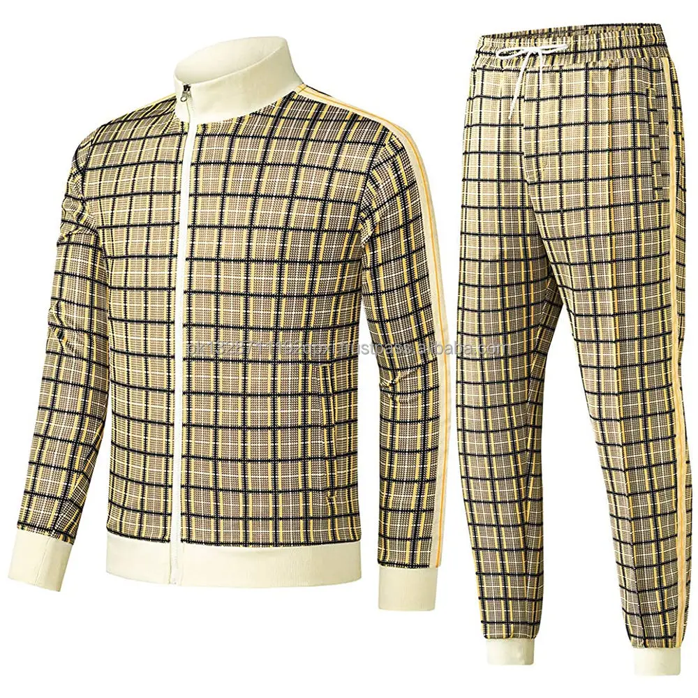 Men's Casual Tracksuits Long Sleeve Jogging Suits Sweat Suit Sets Track ...