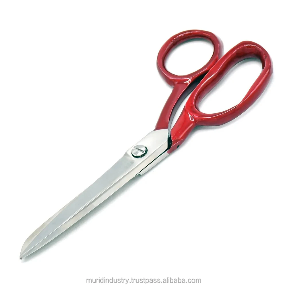 7 Inch Tailor Scissors Heavy Duty Carpet & Upholstery Shears New Red ...
