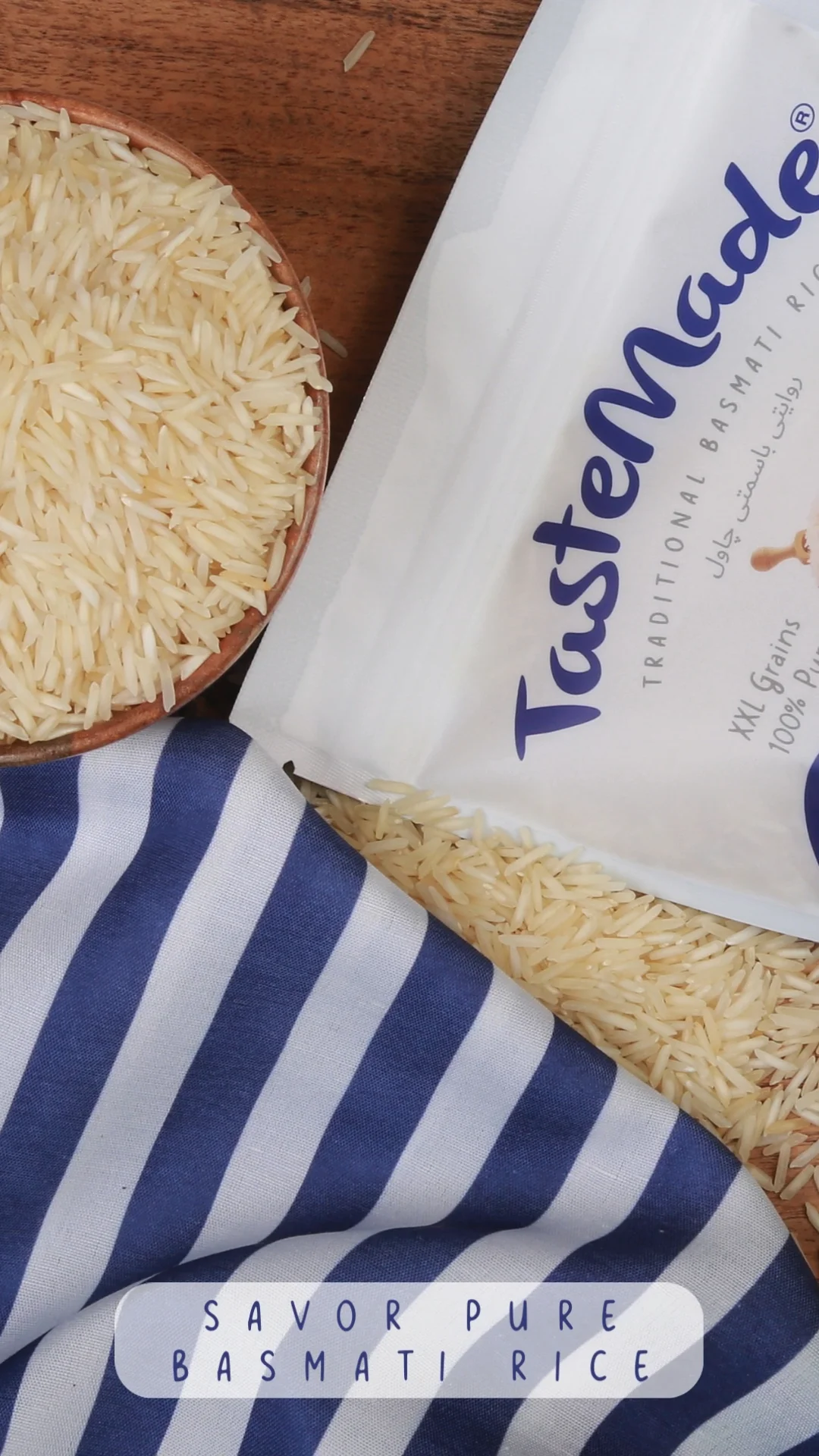 Tastemade Traditional Basmati Rice Xxl Grain Top Notch Quality 500g ...