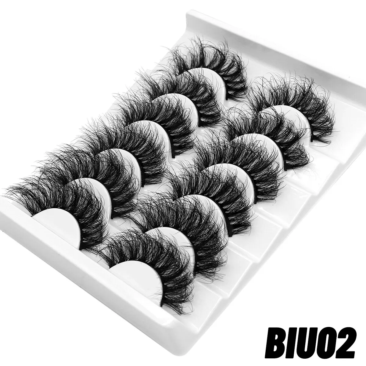 Groinneya 6 Pairs Eyelashes Faux Mink Eyelashes Dramatic Volume Lashes ...
