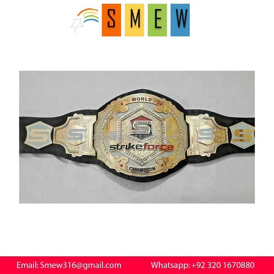 Championship Belt - Ultimate Fighting Belts in Real Leather