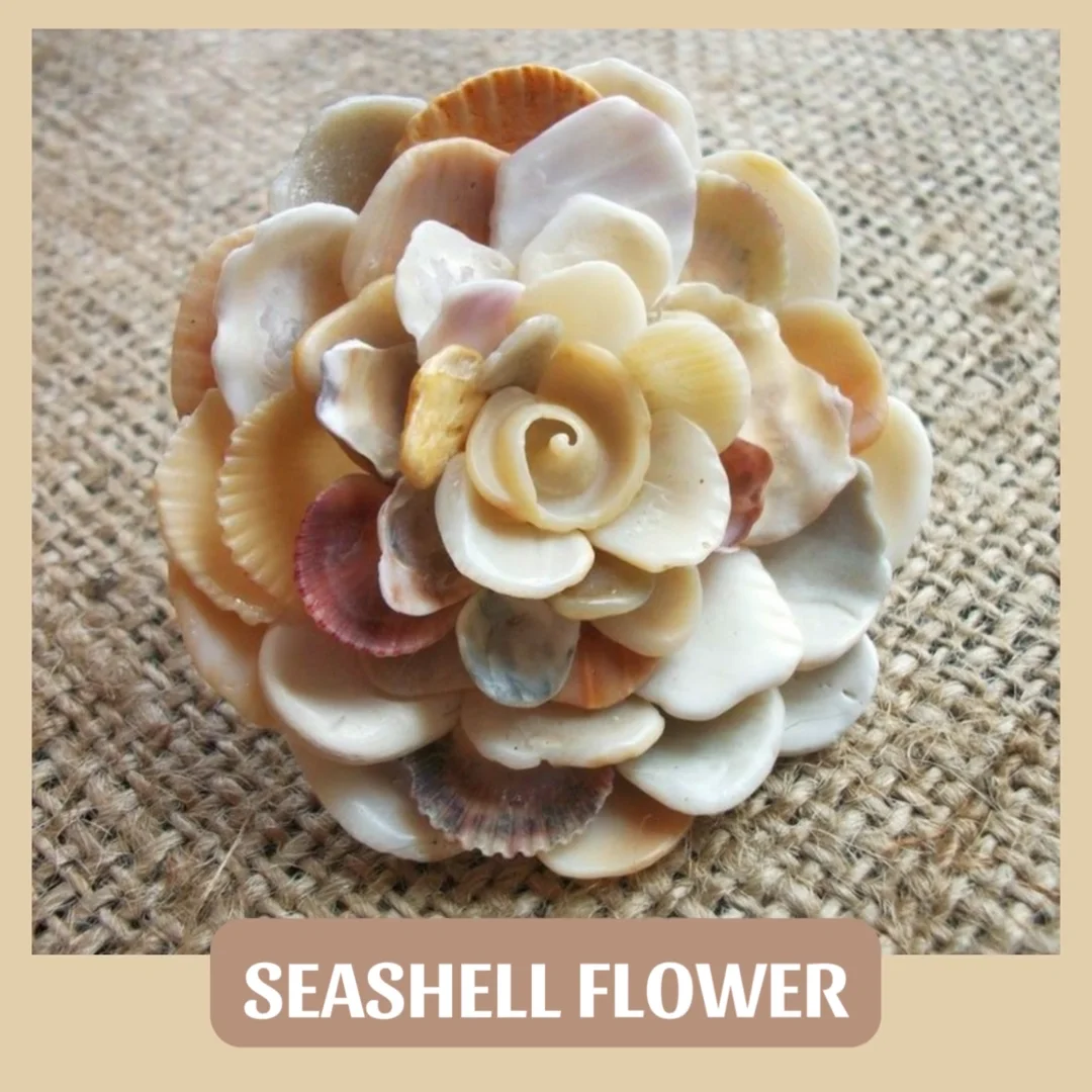 Handmade Special Unique Gifts Seashell Souvenir Flowers Flower Made Of ...