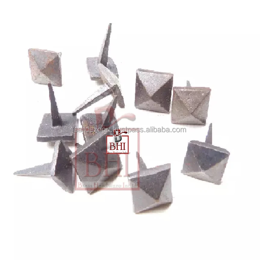 Hand Forged Iron Fancy Nail Head Clavos - Decorative Brads