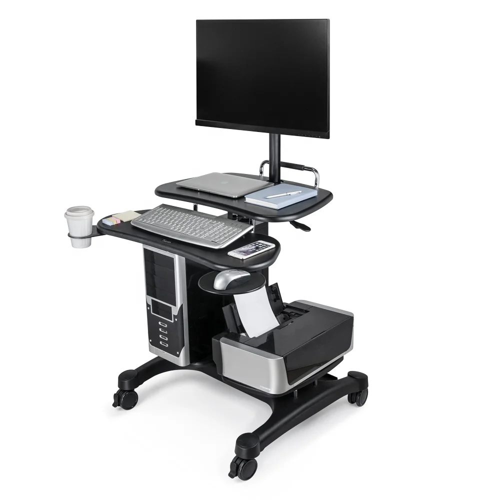 Desk Shelf Monitor Computer Stand Riser Cart for Laptop AIDATA
