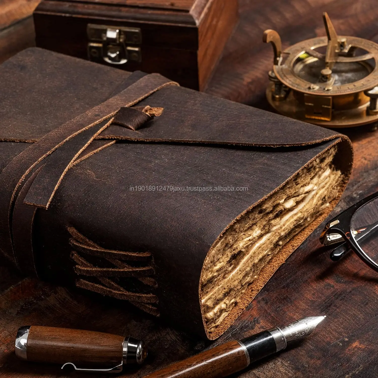 Handmade Leather Journal High Quality Handicraft Vintage Large Soft ...