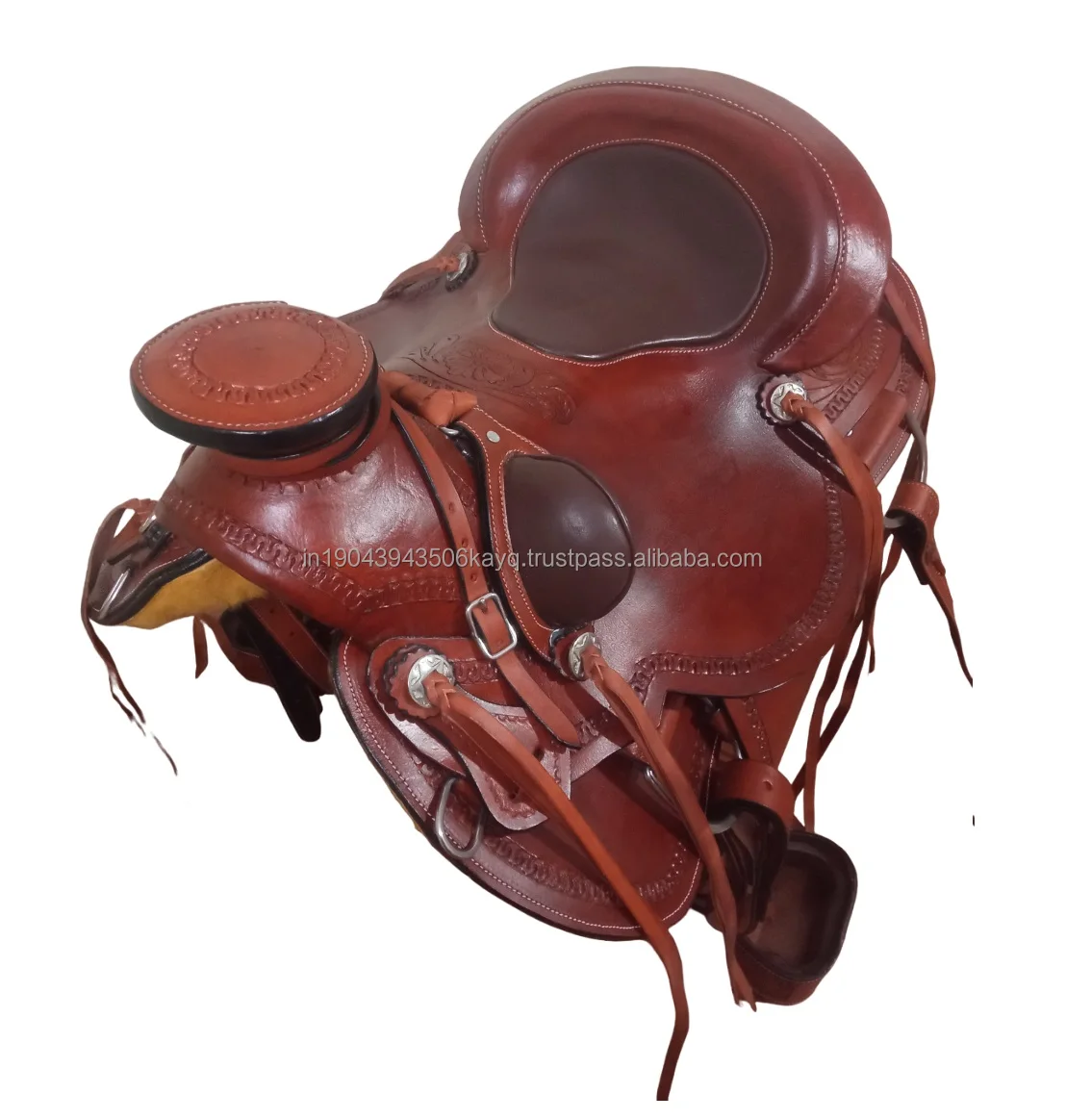 Western Leather Horse Saddle With Matching Horse Tack Set Handcrafted ...
