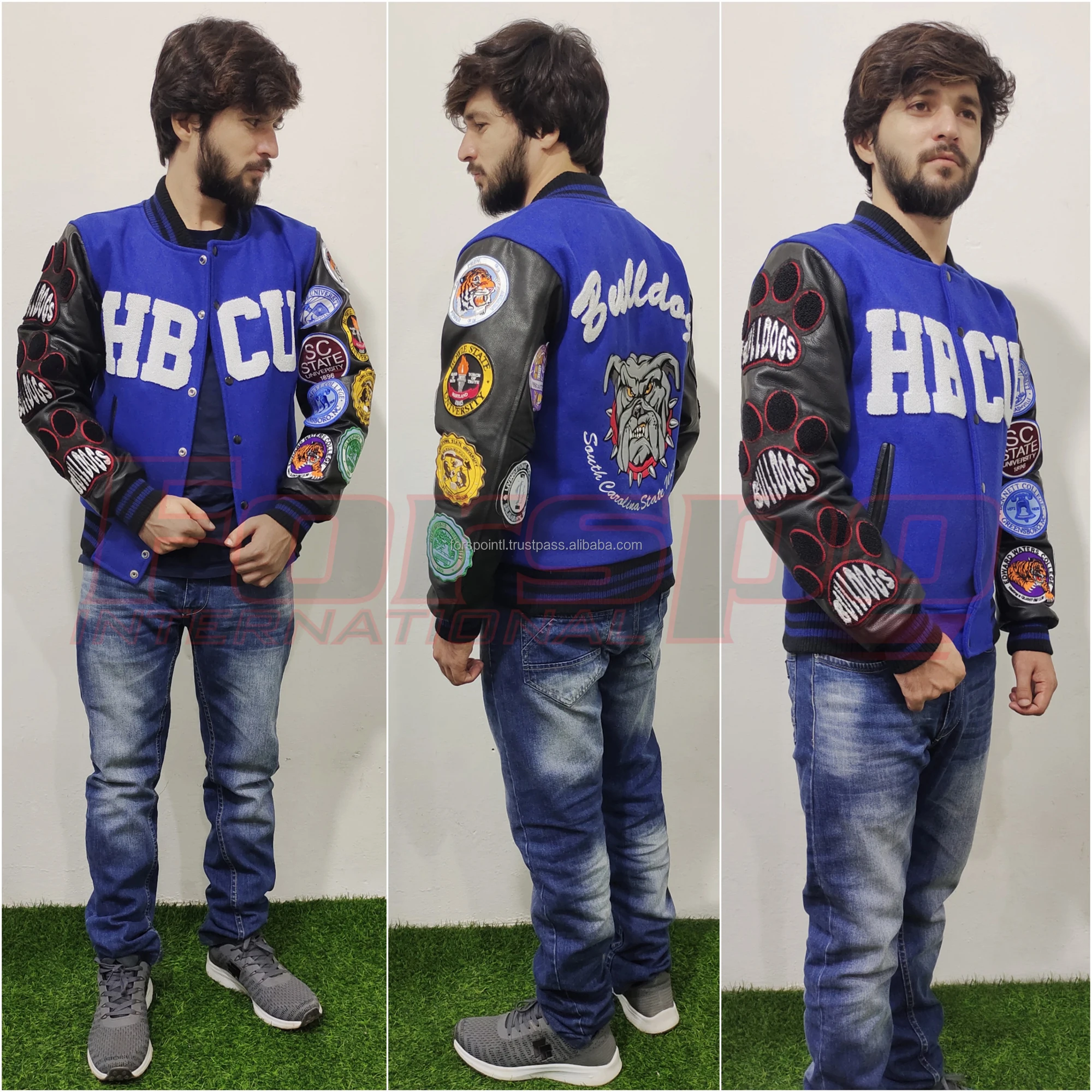 Customizable American Letterman Varsity Jacket - High Quality