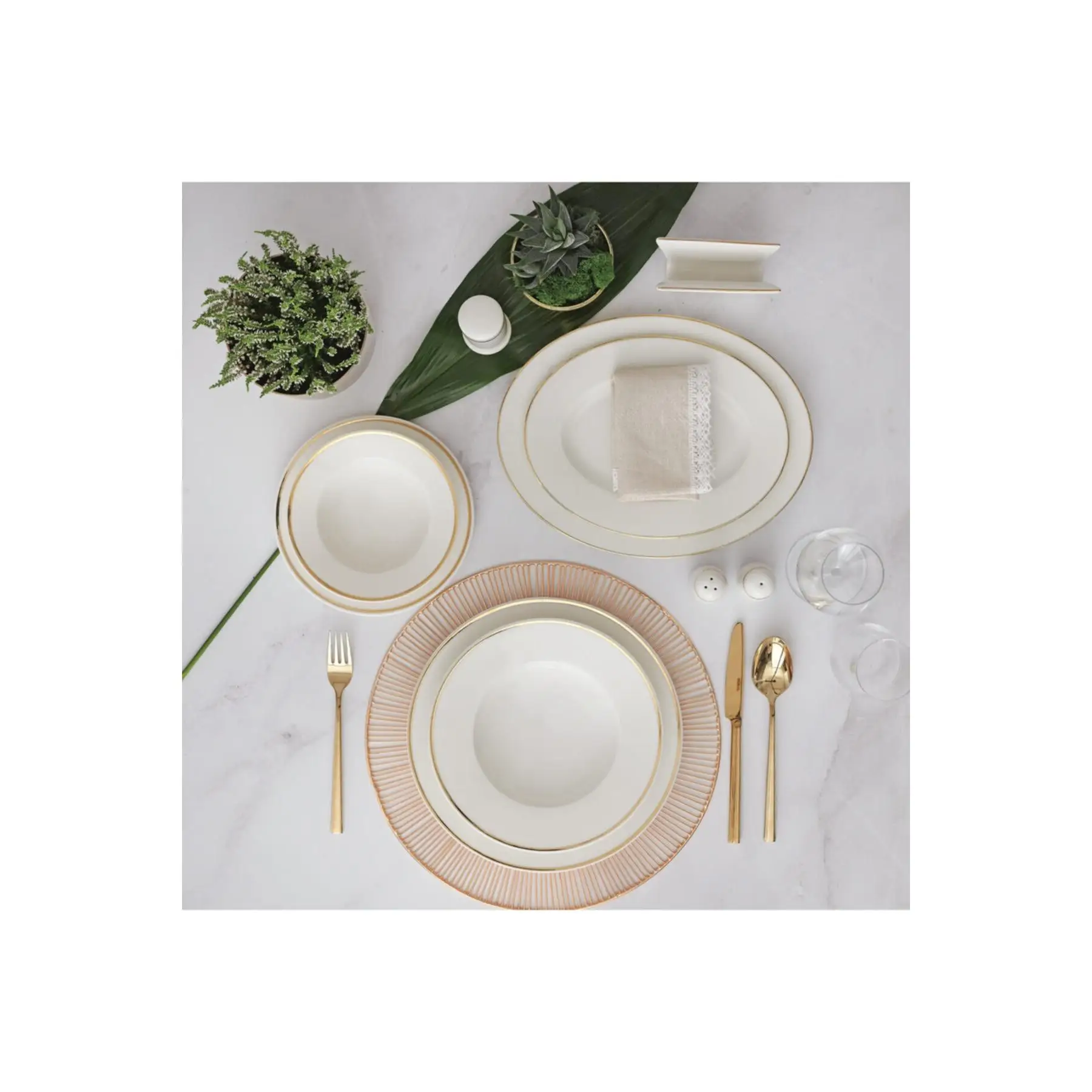 61 Piece Round Bone Dinner Set - 29 - Buy 61-piece Dinnerware Set Round ...