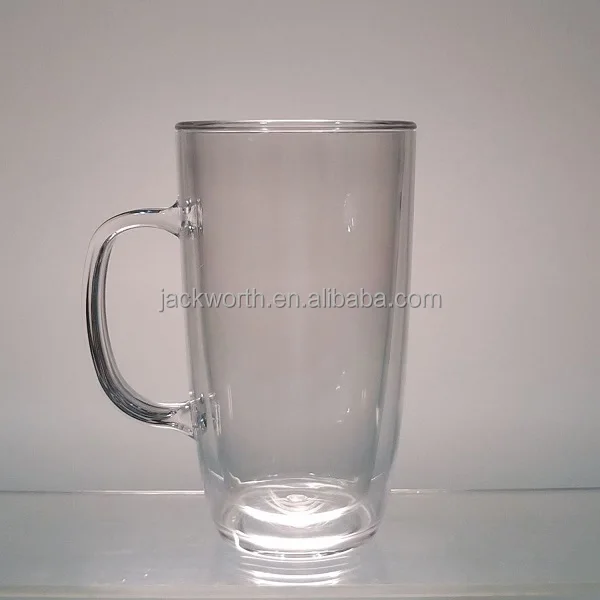 Shatterproof Double Wall Acrylic Clear Water Mug - 1200 Pcs