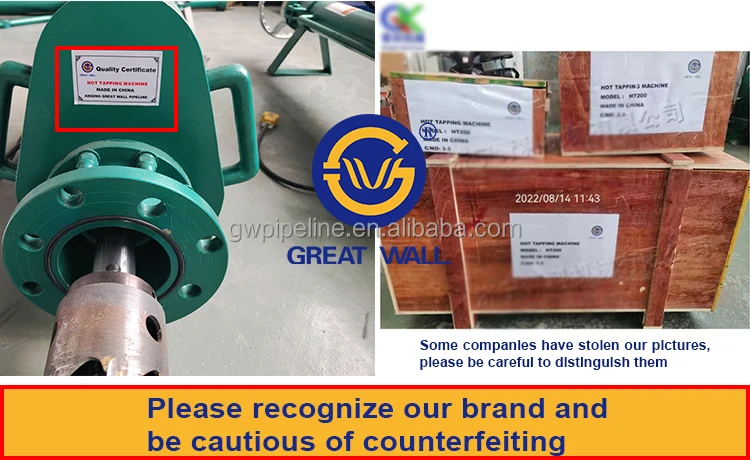 PN10, PN16, PN25 HT200 Hot Tapping Machine for Water Mains