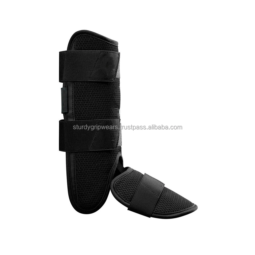 Custom Logo Pu Leather Shell Adult Sportswear Shin Foot Guard Batter ...