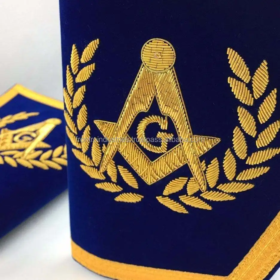 Masonic Regalia Royal Arch Masonic Gauntlets Cuffs - Past High Priest ...