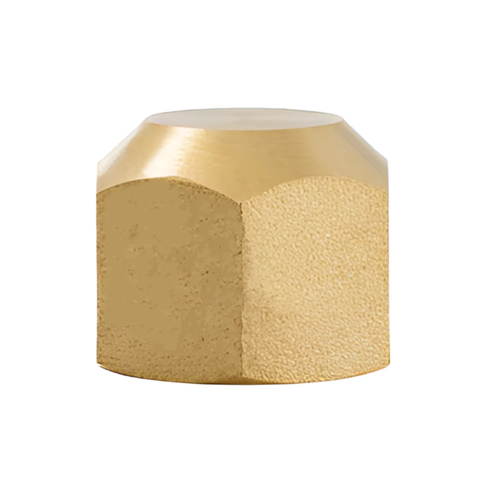 Flare Cap High Pressure Plated Forged Brass Fitting for Hydraulic ...
