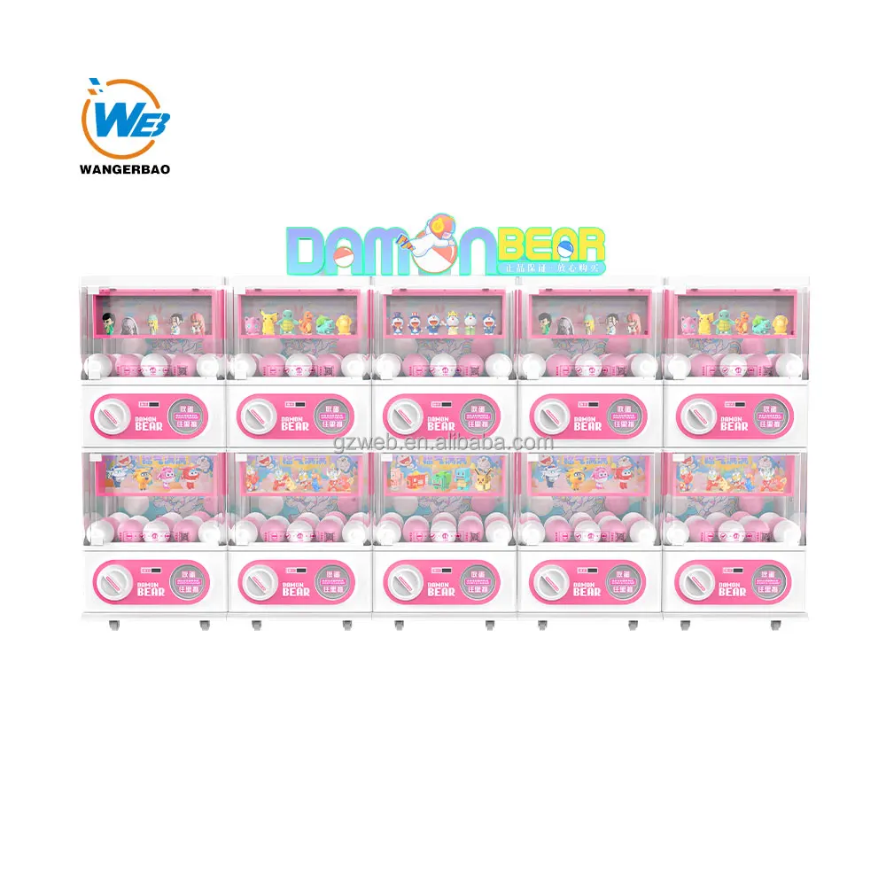 WANGERBAO Super Commercial Bilayer Cube Capsule Toy Gacha Mini Vending ...