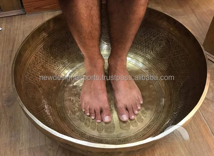 21 Inch Dia Extra Large Standing Singing Bowl for Sound Therapy