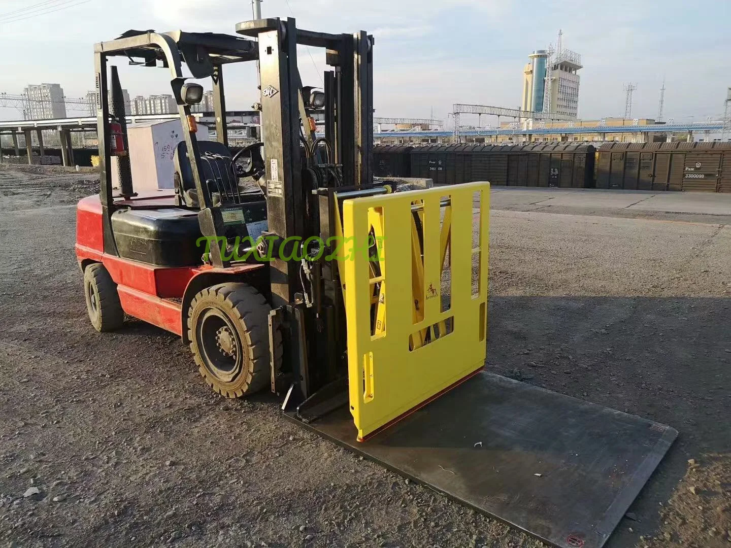 Customized Forklift Attachment Push Pull Push-pull Pusher For Cargo ...