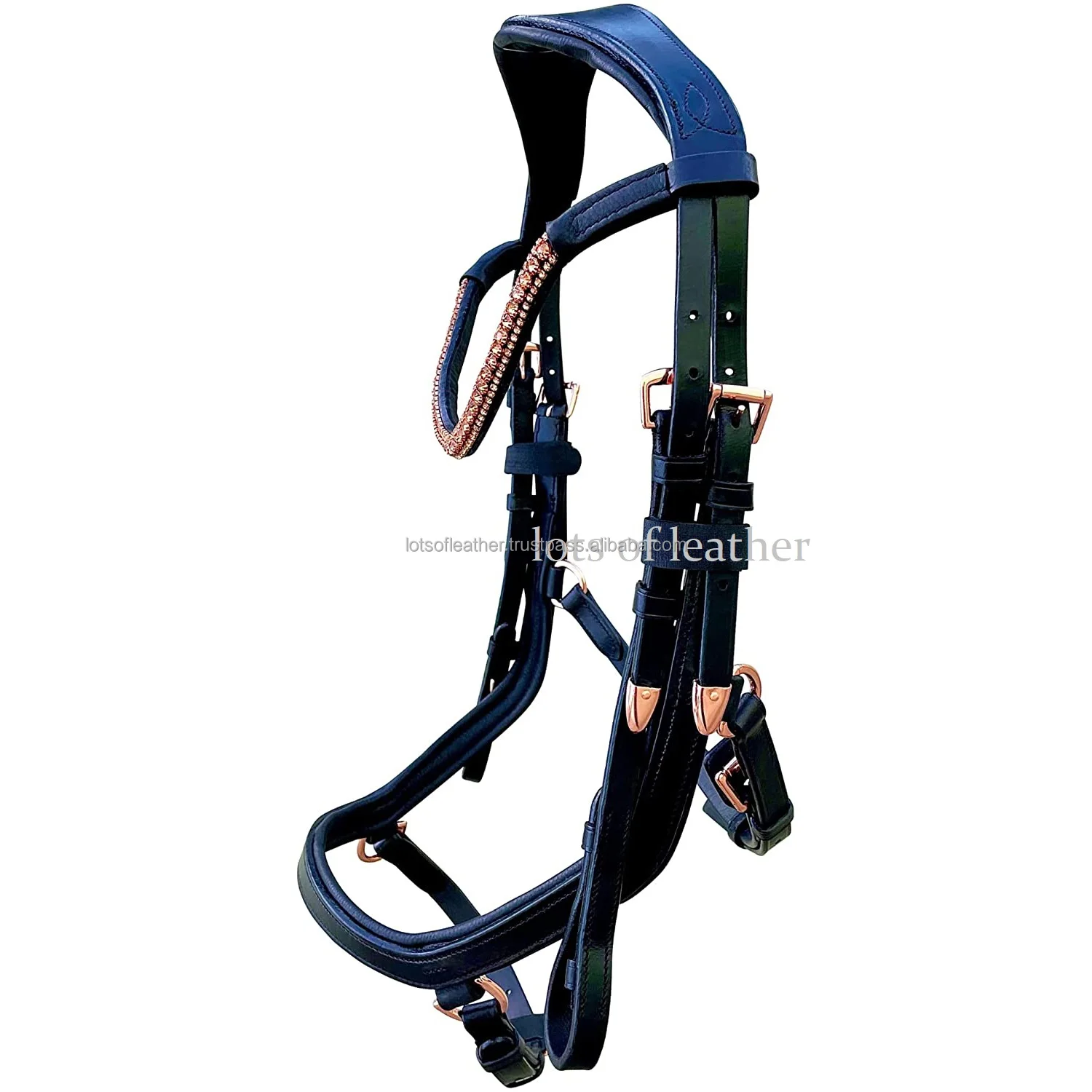 Oem Equestrian Horse Euro Version Leather Aria Anatomical Bridle Softy ...