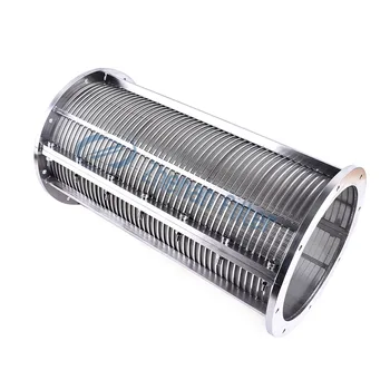 Stainless Steel Filter Element Anti-corrosion Wedge Wire Slotted Basket ...